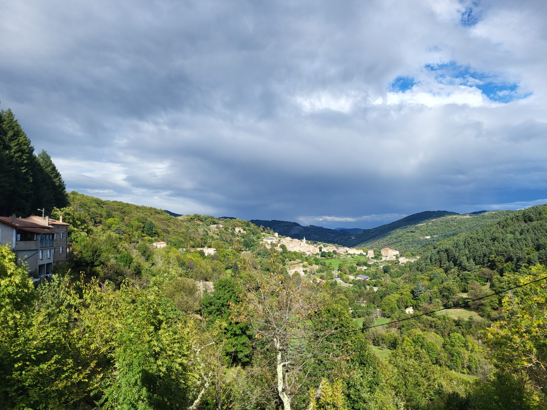 Randonnée Le paysage des Boutières - Le partage des eaux